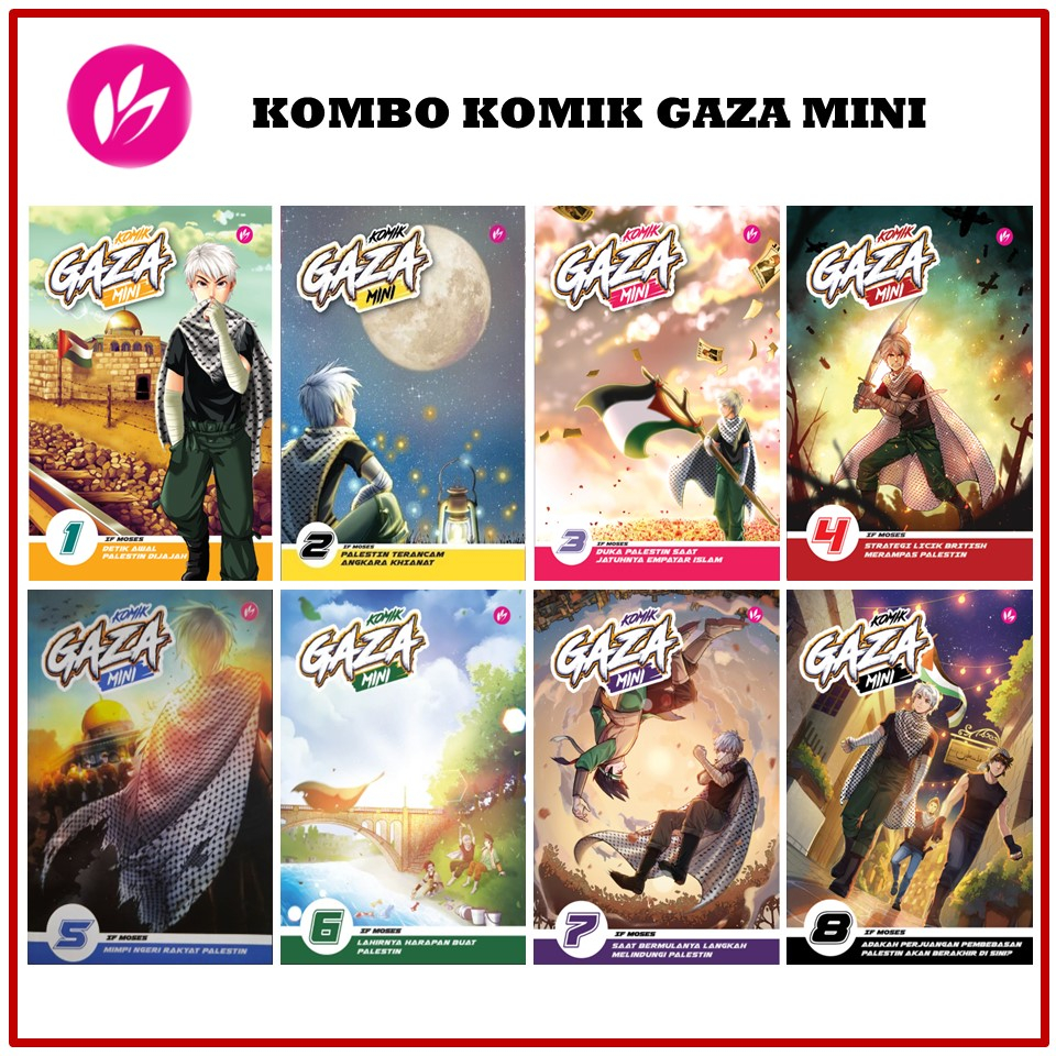 KOMIK GAZA MINI #1 - 8 | Shopee Malaysia