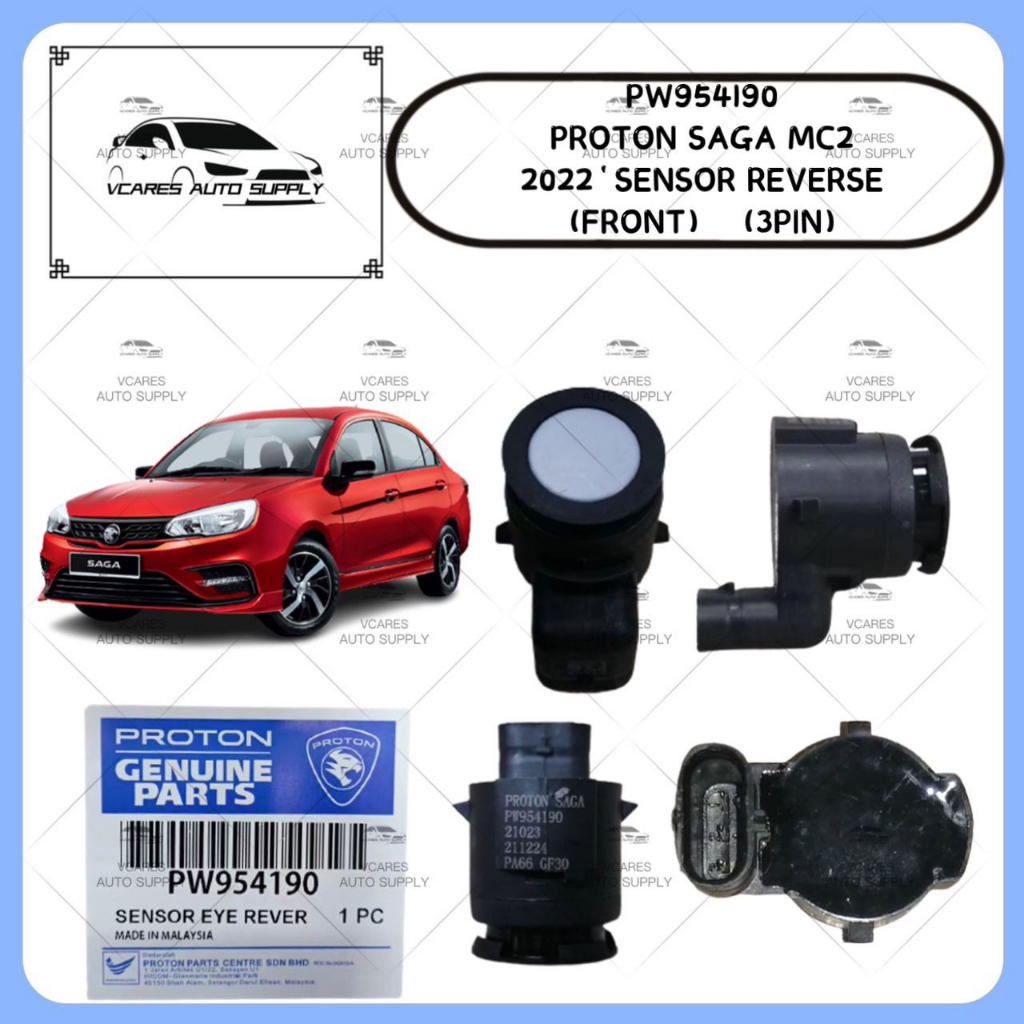Original Proton Saga MC2 2022 VVT Parking Sensor Depan / Reverse Sensor ...