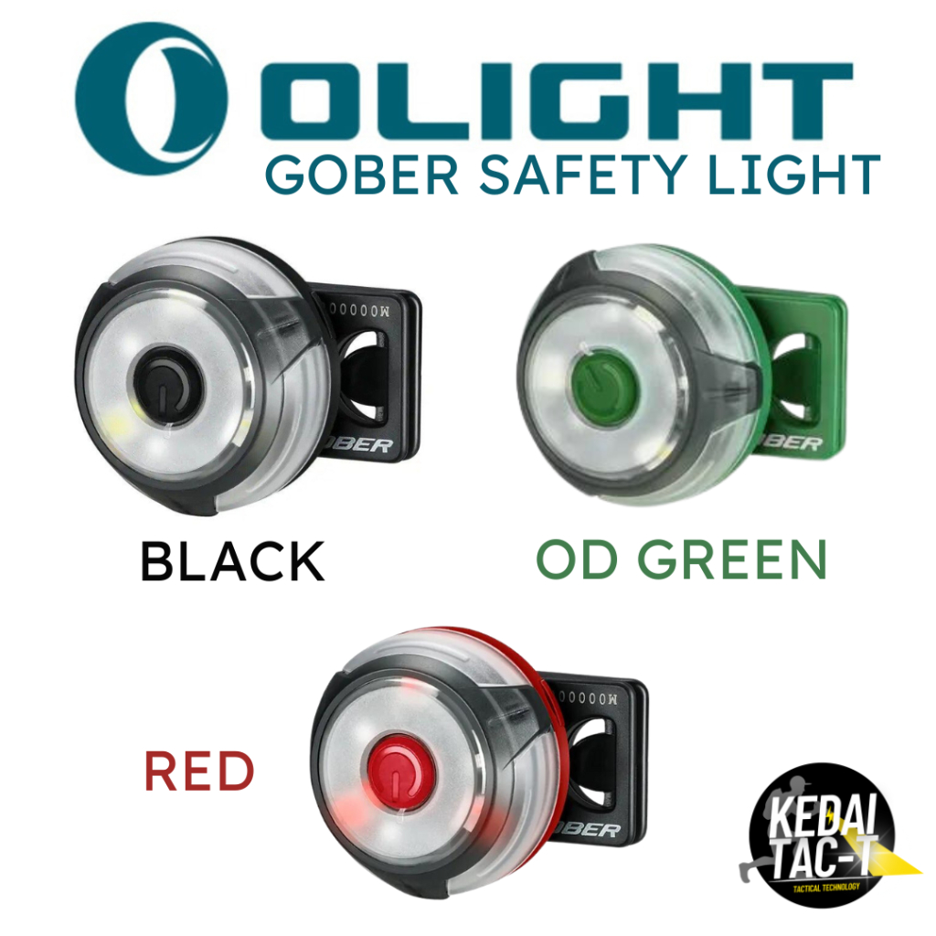Olight GOBER - Safety Night Light With USB Charging Cable (BLACK / OD ...