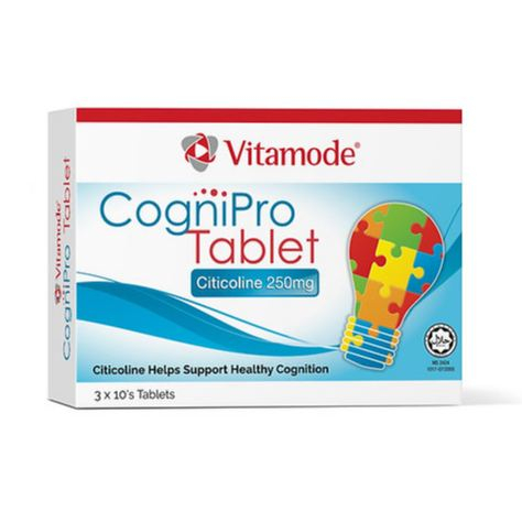 Vitamode CogniPro Tablet 30's (BUY 6 FREE 1 -BARCODE WILL BE REMOVED ...