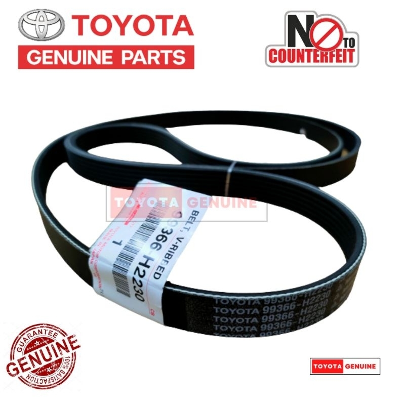 Toyota Original Fan Belt For Land Cruiser UZJ200 2UZFE 4.7 V8 99366 ...