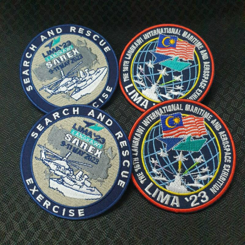 LIMA'23 Collectable Embroidery Patches (Ready Stock). | Shopee Malaysia