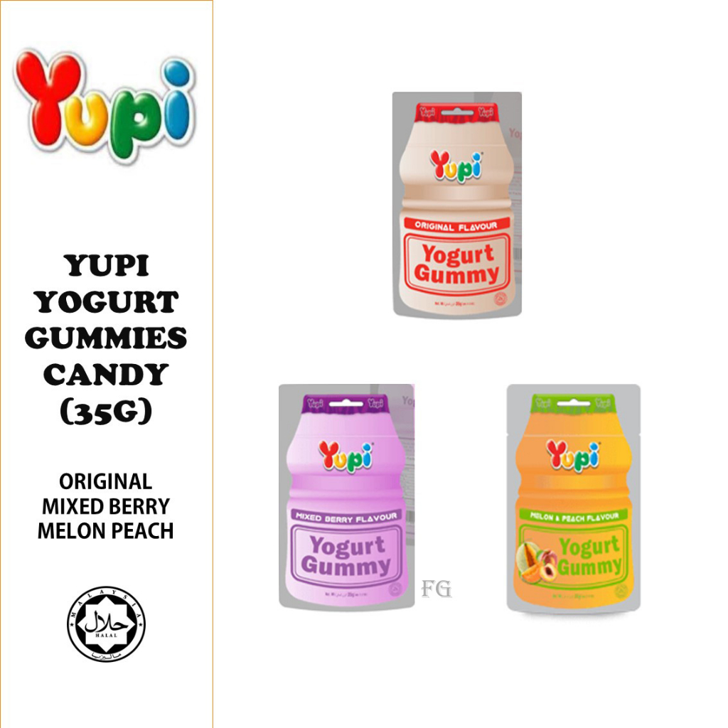 YUPI YOGURT GUMMIES CANDY (35G) | Shopee Malaysia