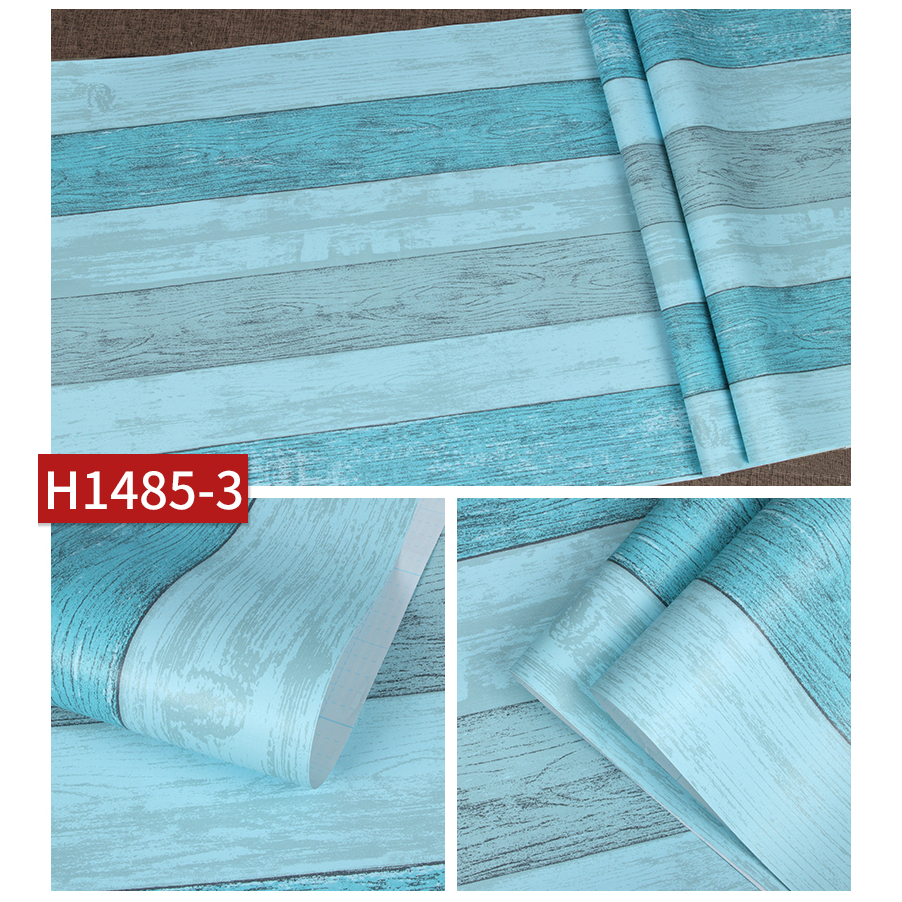 Waterproof PVC Kayu Klasik corak wood wallpaper wall paper kertas ...