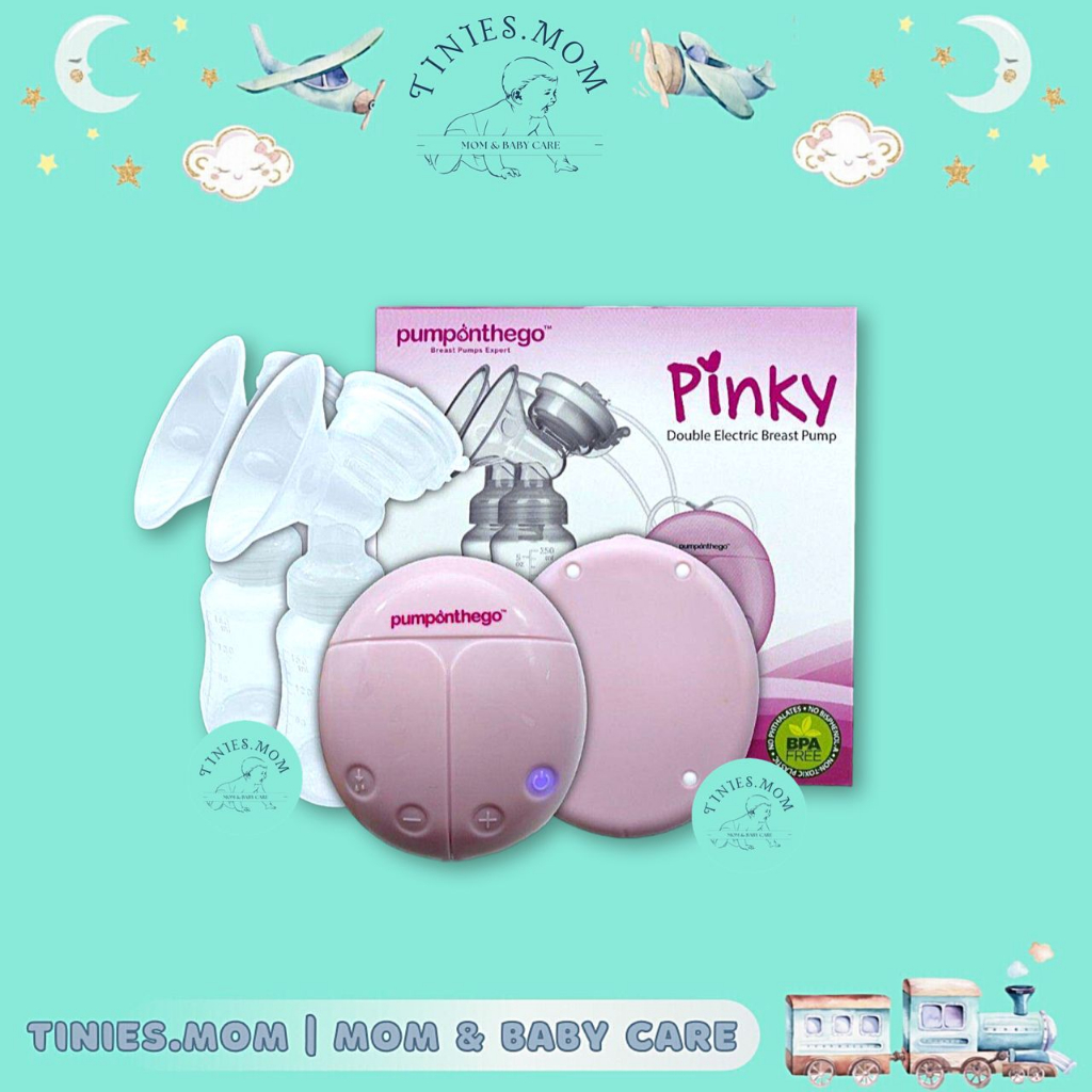 Pump On The Go (POTG) Pinky Double Electric Breast Pump Pam Susu (24mm ...