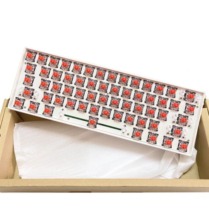 Cxtech C61 Dual mode RGB 61Key Barbone Hotswapable Mechanical keyboard ...