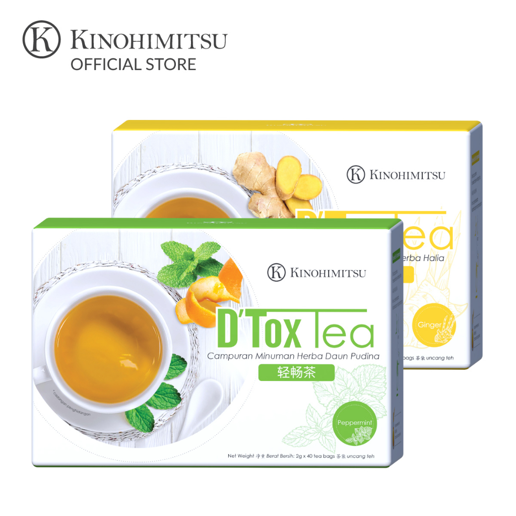Kinohimitsu D'Tox Tea - Ginger ADV / Peppermint ADV (14's/40's ...