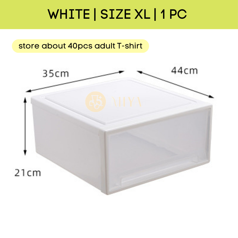 Transparent Drawer Storage Boxes Creative Foldable Combination Toy Book ...