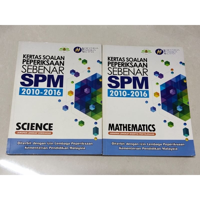 [二手 Second-hand] Kertas Soalan Peperiksaan Sebenar SPM 2010-2016 ...