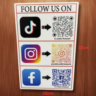 Ewallet Acrylic Printing QR Code With Stand DuitNow TouchNgo QrPay ...