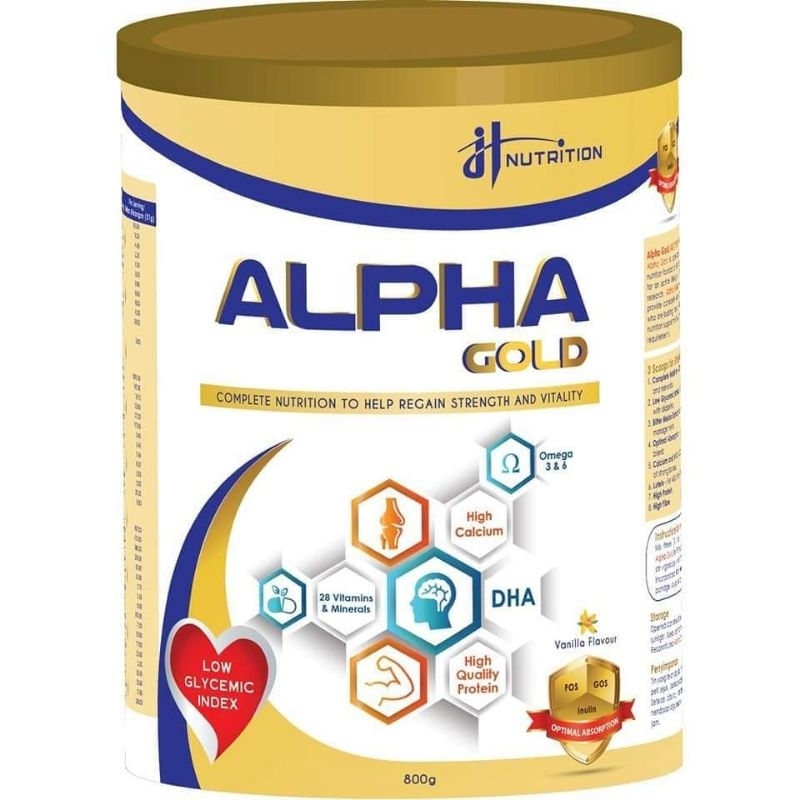 ALPHA GOLD 800G MILK POWDER ORIGINAL | Shopee Malaysia