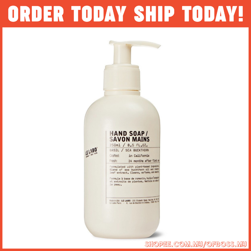LE LABO HAND SOAP 250ML SAVON MAINS WPB | Shopee Malaysia