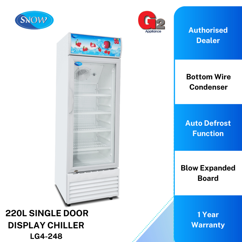 SNOW-单门冰箱 SINGLE DOOR DISPLAY CHILLER 220L [LG4-248] / 350L [LG4-348 ...