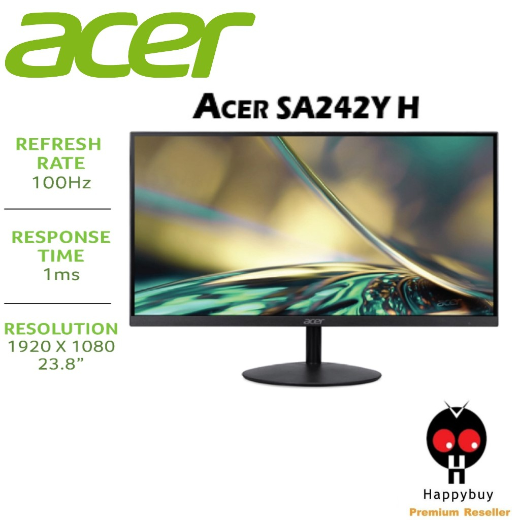 Acer SA242Y H (100Hz) 23.8" VA FHD MONITOR | Shopee Malaysia