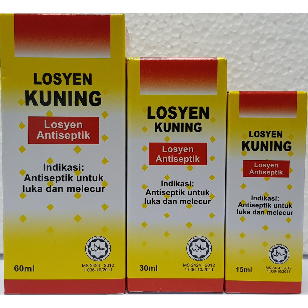 WINWA YELLOW LOTION ANTISEPTIC 15ML/30ML/60ML (UBAT SAPU LUKA) | Shopee ...