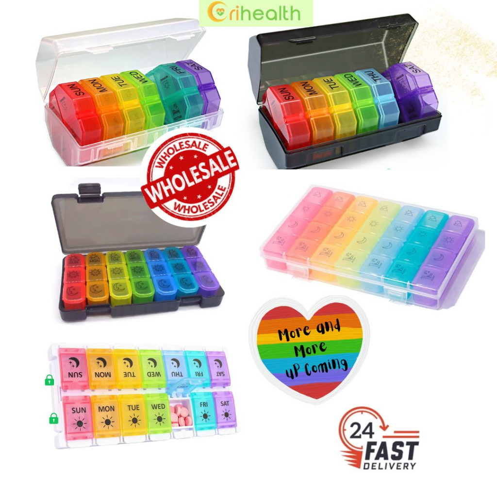 PORTABLE MEDICINE PILL BOX PILL CUTTER BOX / Storage Organizer / PILL ...