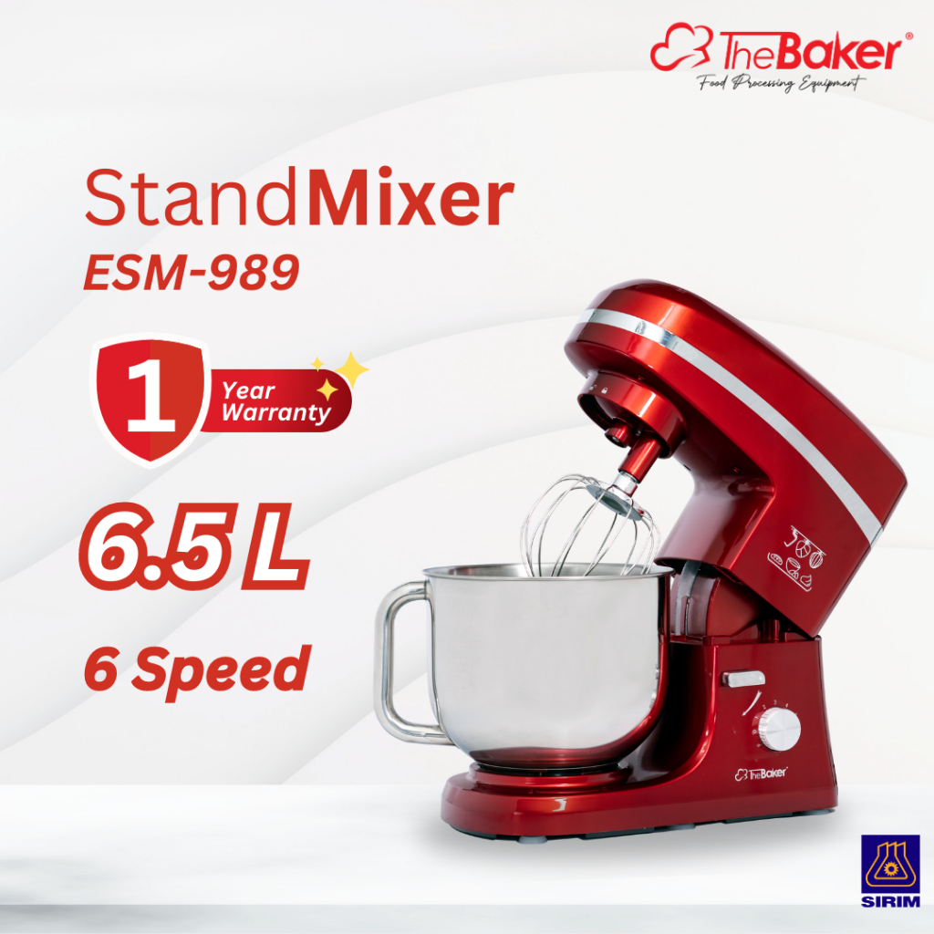 The Baker Stand Mixer (6.5L) ESM-989 | Shopee Malaysia