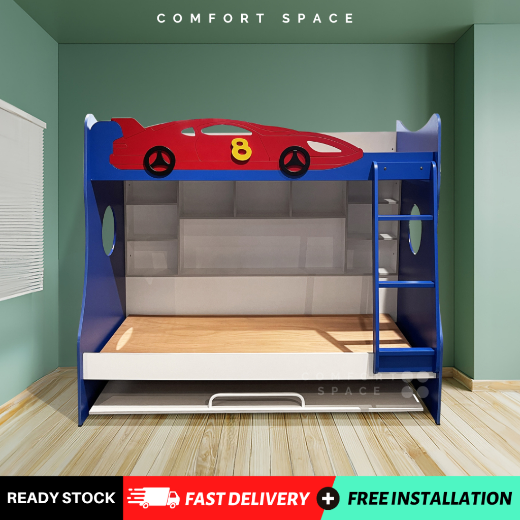 🔥 Free Install 🔥 Comfort Space - Children Double Decker Bed | Hello ...