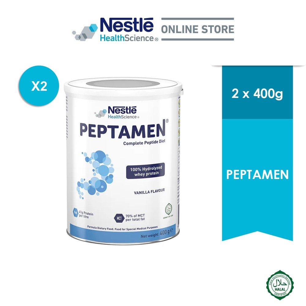 PEPTAMEN Complete Peptide Diet (2 x 400g) - Vanilla Flavour | Shopee Malaysia