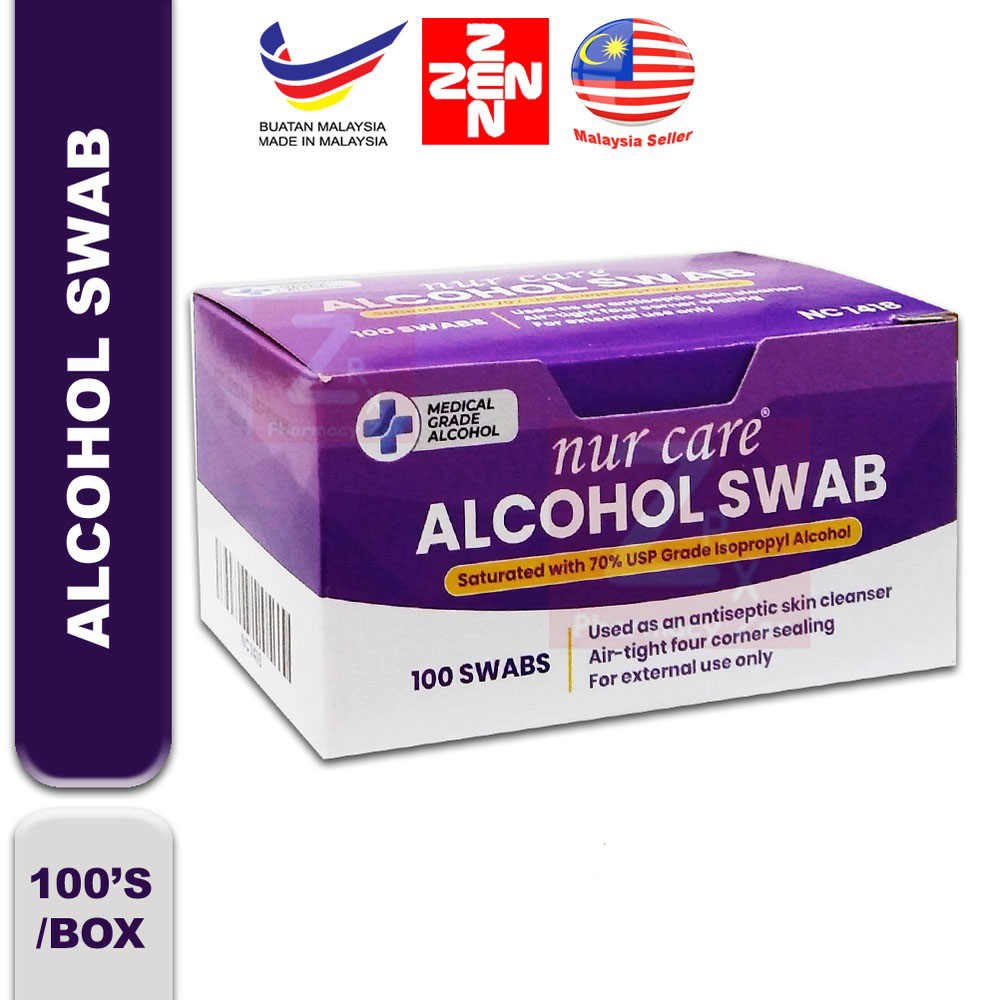 Alcohol Swabs Premium Softpads 100s | Shopee Malaysia