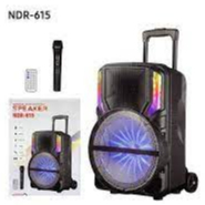15 inch NDR-615Stereo Karaoke Portable Audio Dancing Bluetooth Trolley Video 15 inch DJ Speaker ...