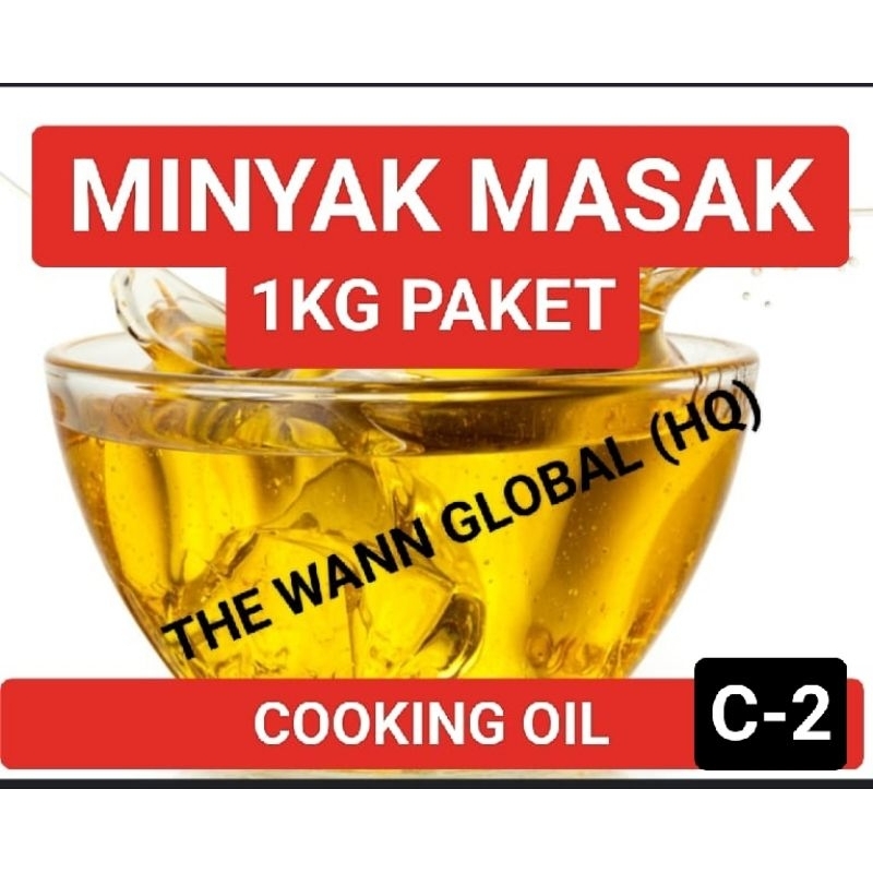 ( READY STOCK & ESOK POS KELUAR ) MINYAK MASAK PAKET 1KG X 10PEK = 10KG ...
