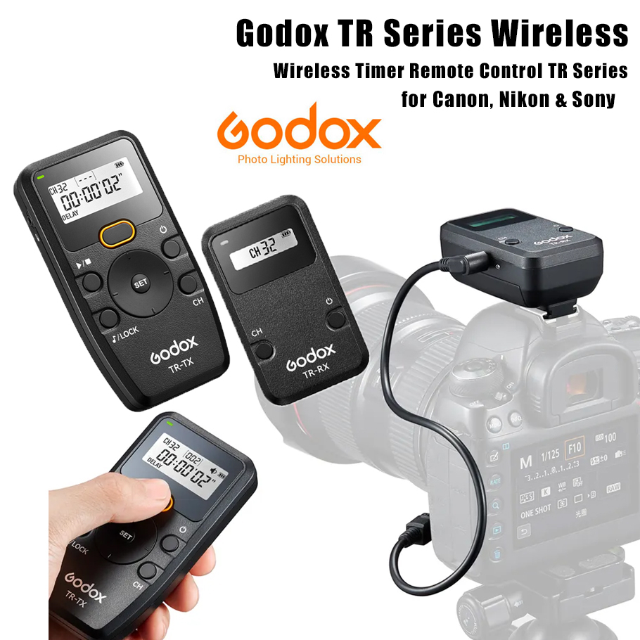 Godox TR Series Wireless Timer Remote Control for Camera Canon Nikon and Sony | Shopee Malaysia