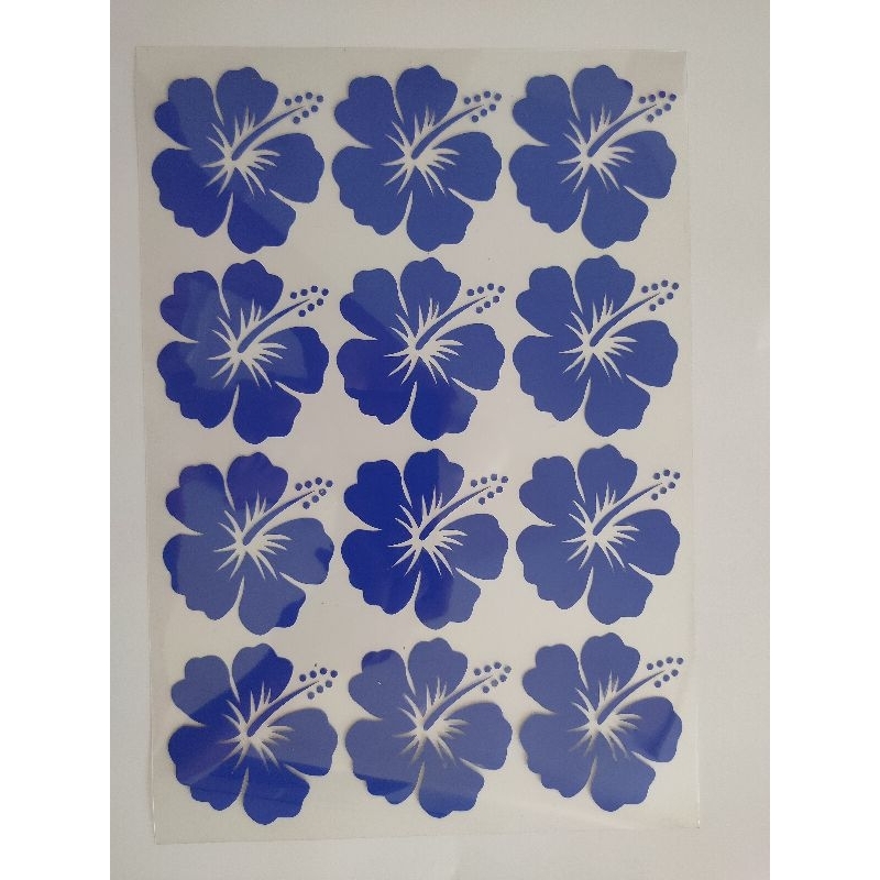 Sticker Bunga Raya Iron On Fabric Sticker Merdeka | Shopee Malaysia