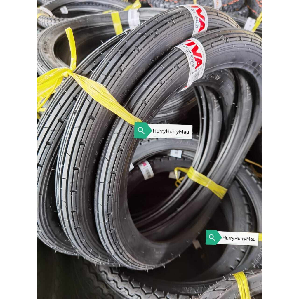 Viva FT201 221-x17 Tubetype Motorcycle Tyre ( 2.25-17, 2.25x17) Roadmaster NF6 Tayar Motor BUNGA ...