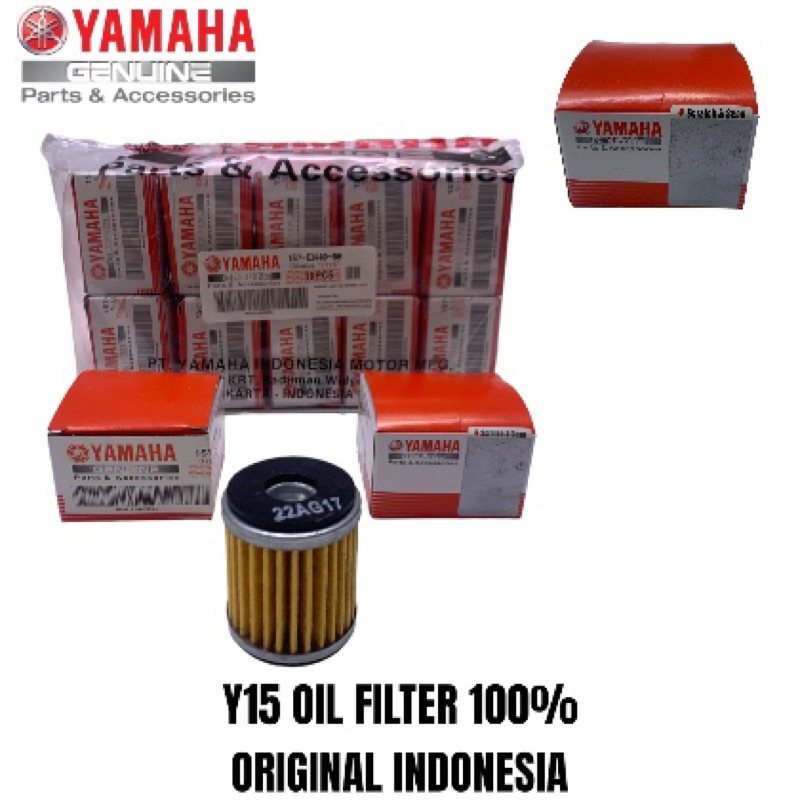 Y15ZR/LC/FZ150I/SRL115FI OIL FILTER ORIGINAL INDONESIA (QR SCAM ...