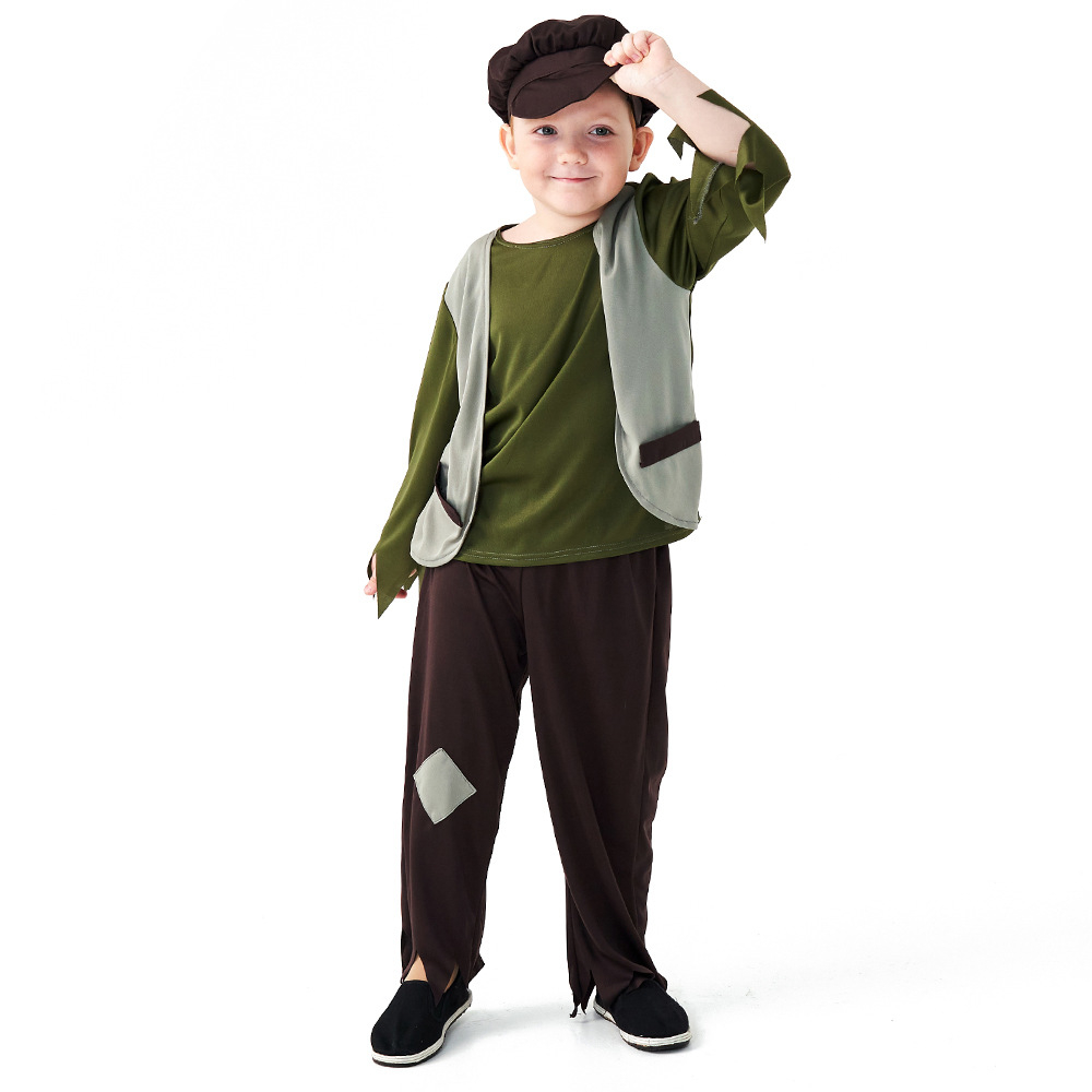 Kids Renaissance Victorian Ruffles Medieval Country Boy Village Boy Old ...