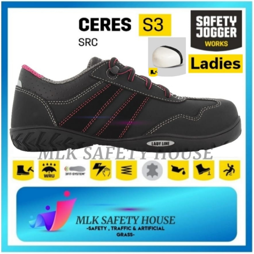 Safety Jogger Safety Shoes / Kasut Keselamatan - CERES S3 SRC With ...