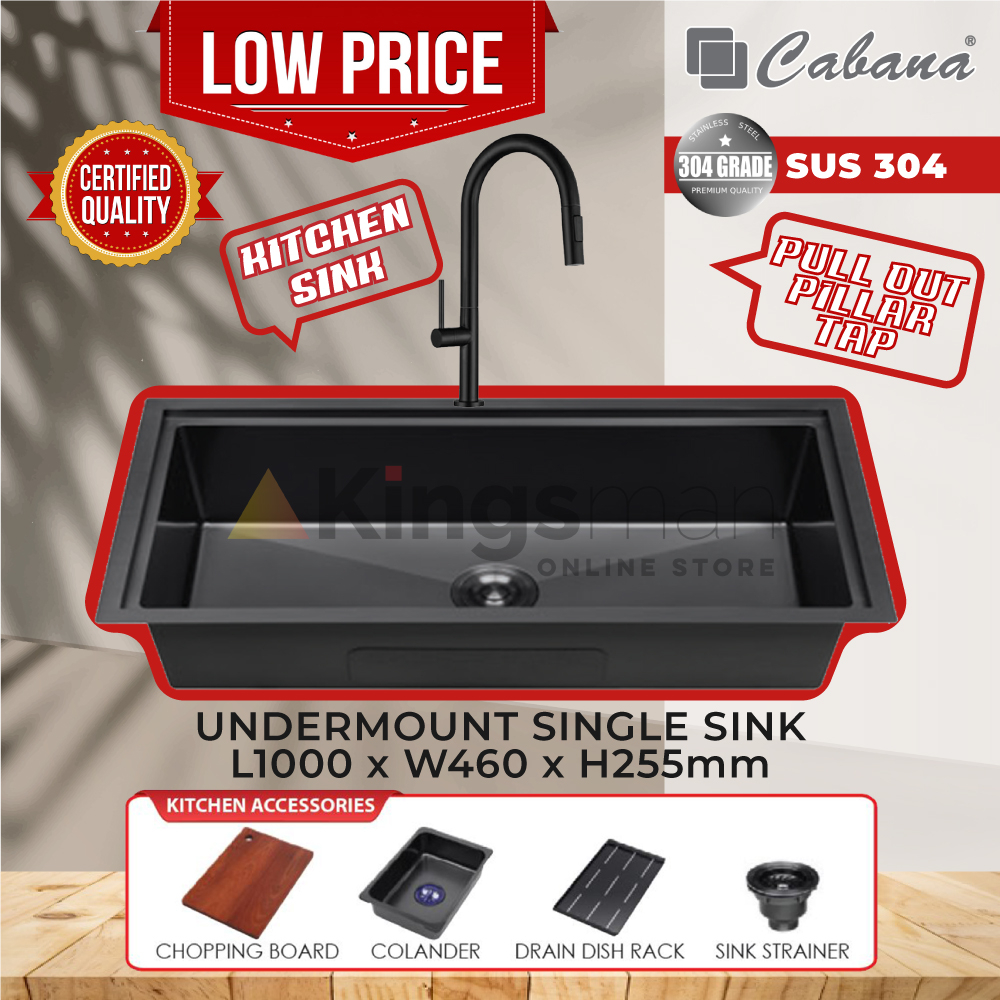 [Kingsman] Cabana Multifunction HoneyComb Kitchen Sink Undermount ...
