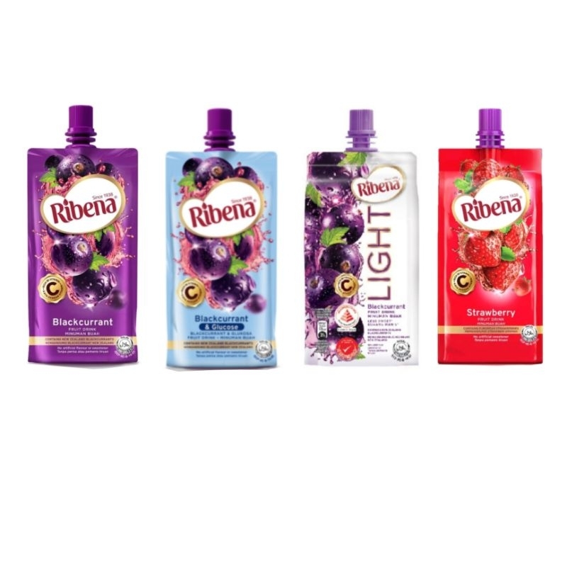 RIBENA Cheerpack 330ml Ready To Drink RTD Blackcurrant Original ...