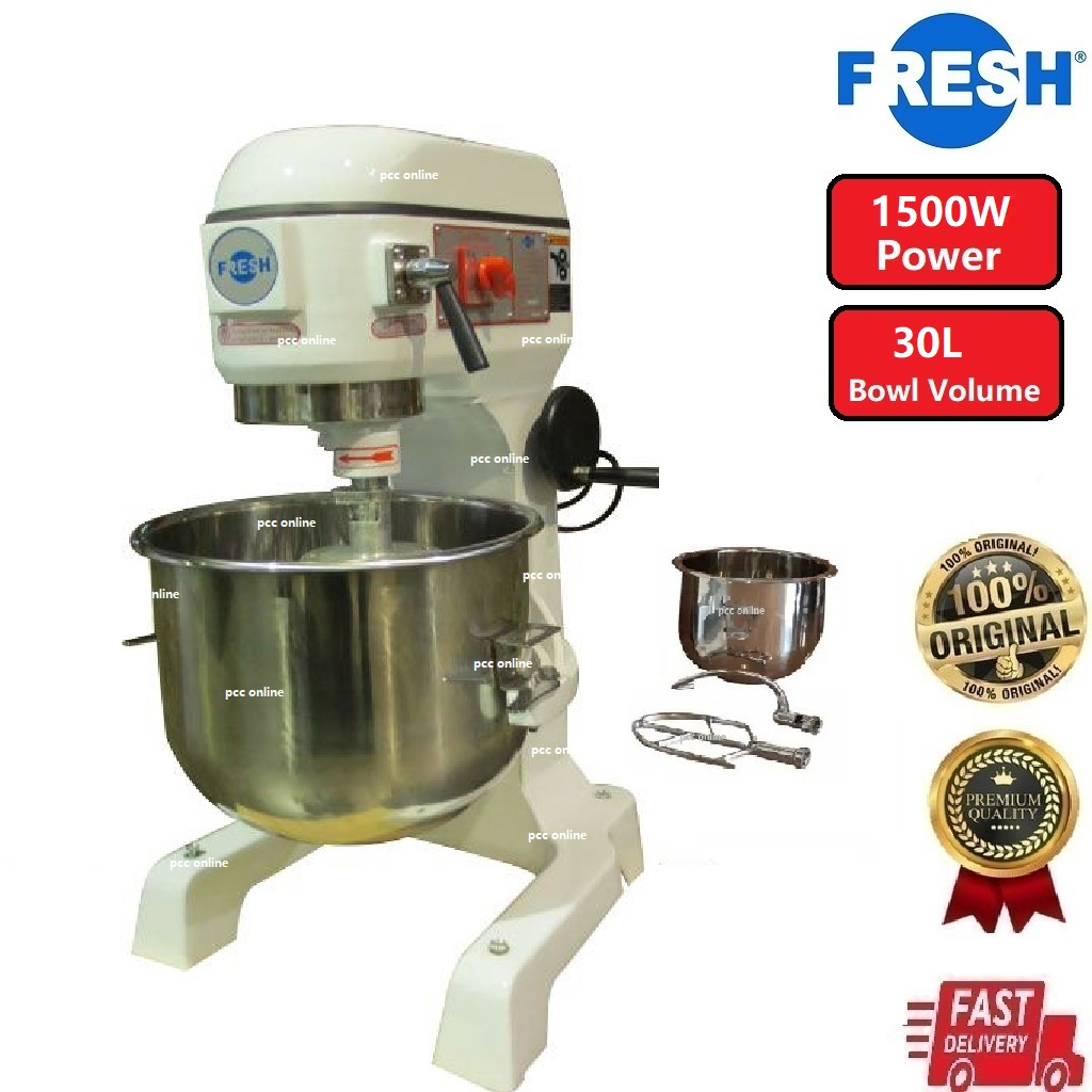 FRESH B30 30L Universal Stand Mixer|Food Mixer 1500W with Single Bowl ...
