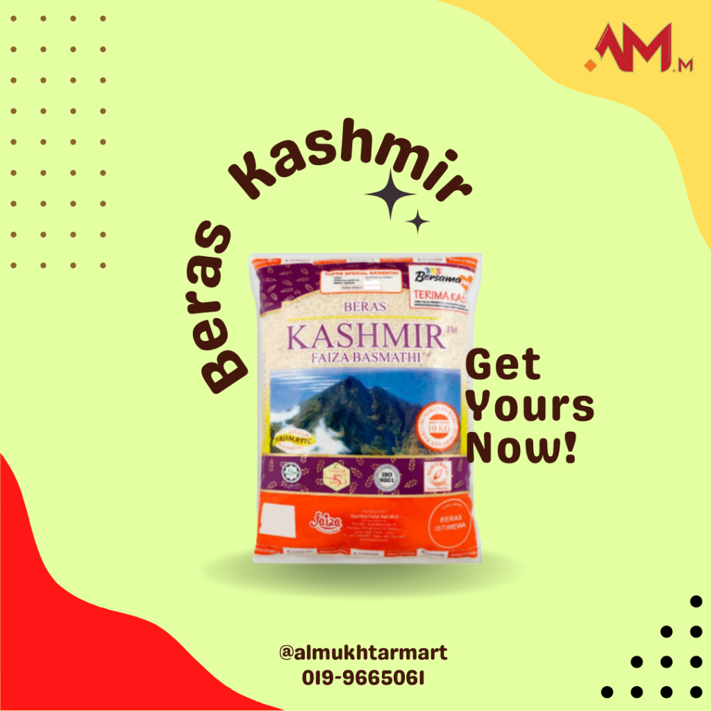 [READY STOCK] BERAS BASMATHI FAIZA KASHMIR 5KG | Shopee Malaysia