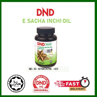 DND 369 E-Sacha Inchi Oil softgel (1 botol/ 60 biji) - Original ...