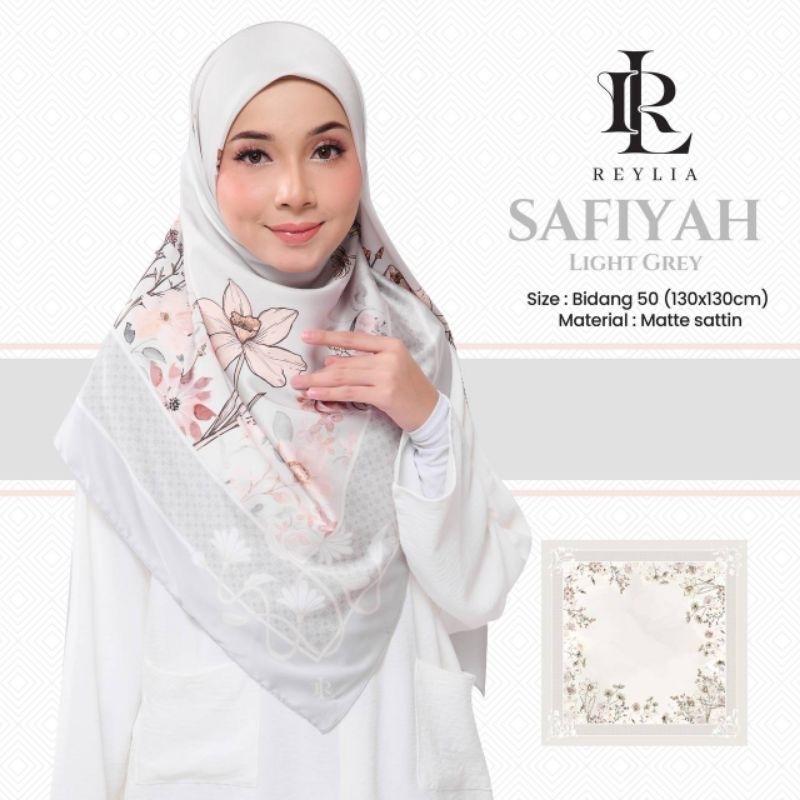 REYLIA Safiyah in Light Grey | Shopee Malaysia