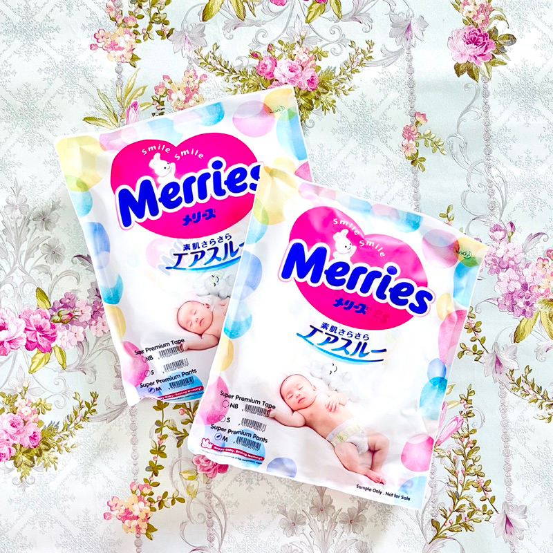 Merries Trial Packs Super Premium Tape / Pants Baby Diapers S2(Tape) M2 ...