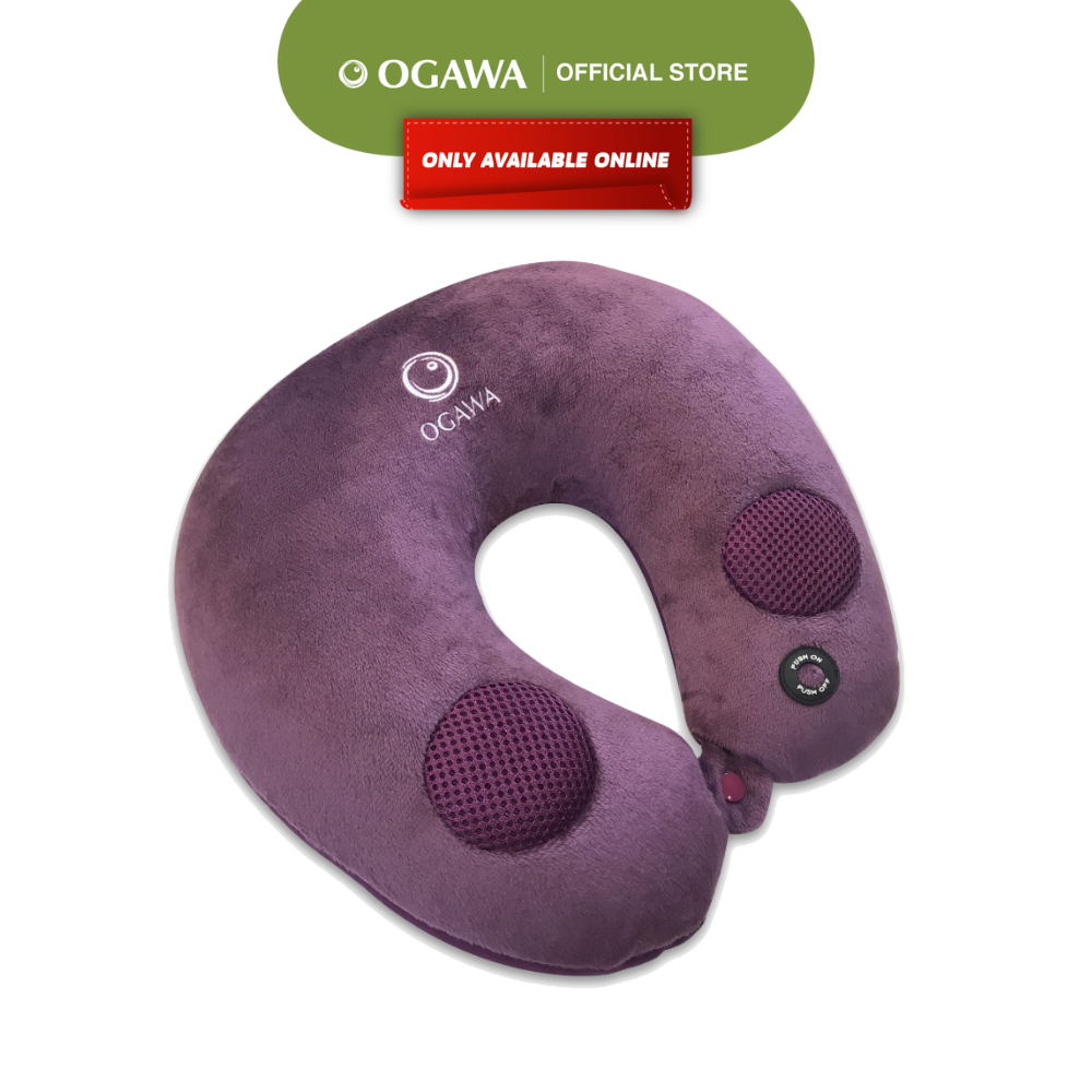 OGAWA Tinkle-X Music Vibration Massage Pillow and Sleep Eye Mask ...