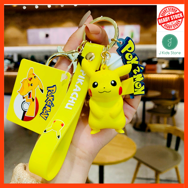 [READY STOCK]JKIDSSTORE Original Pokemon Key chain Rantai Kunci Pikachu ...