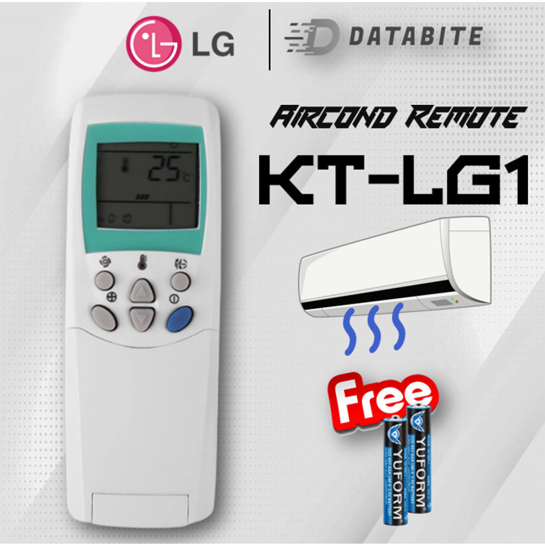 LG Aircond Remote Universal KT-LG1 For Air Cond Air Conditioner Remote ...
