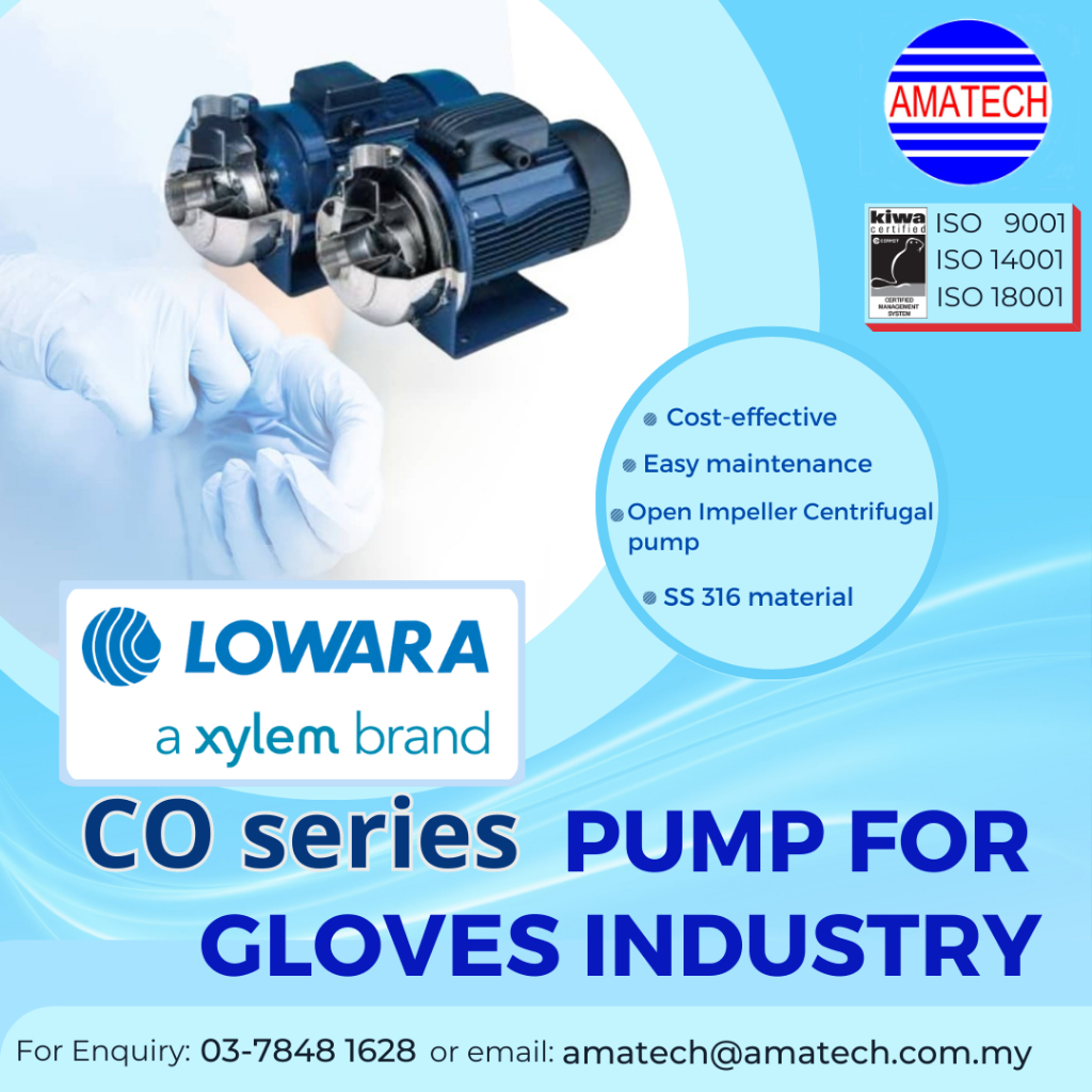 Lowara CO series Ready Stock Centrifugal Pump with Open Impeller Stainless Steel Pump Gloves ...