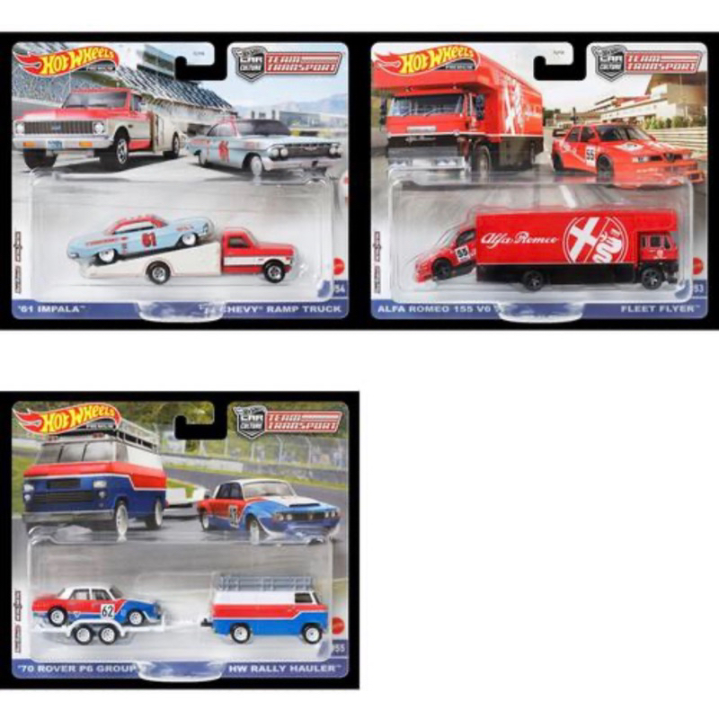 Hot Wheels FLF56-956U Premium Car Culture Team Transport / ALFA ROMEO ...
