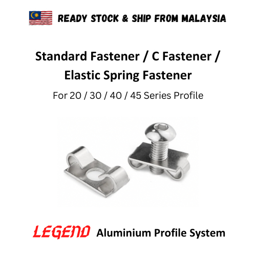 Standard Fastener/ C Fastener/ Elastics Spring Fastener for 20/30/40/45 ...