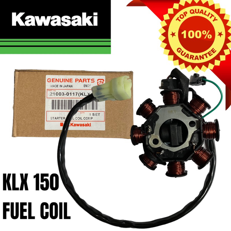 KAWASAKI KLX150 KLX 150 FUEL COIL / STARTOR ASSY / MAGNET COIL / PAPAN ...