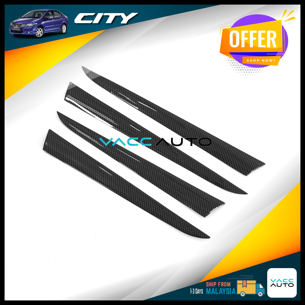 Honda City GM2 GM3 Door Panel Carbon Lining 2008 - 2013 TMO 5th Gen ...