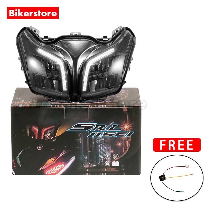 NEW HPMP LC135 V1-V8 Y15 V2 CONVEX LENS HEADLIGHT LEGEND SRL 115FI HEADLAMP NEW SUPER BRIGHT LED ...