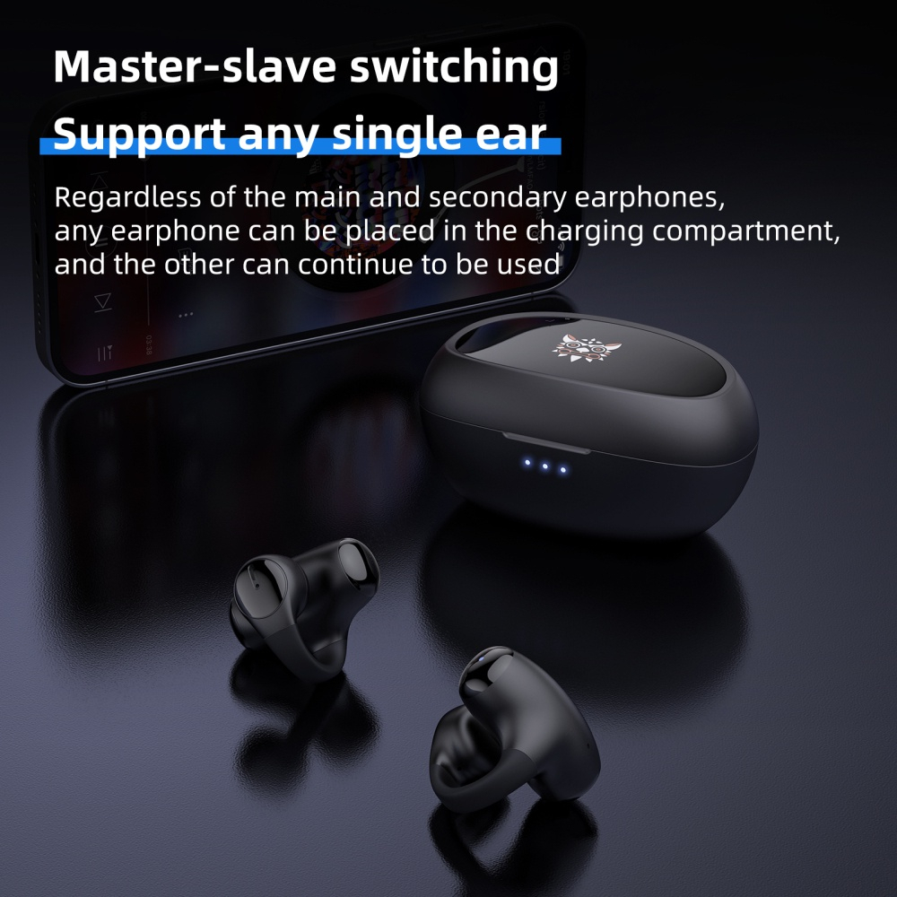 ONIKUMA T306 Air Conduction TWS Wireless Bluetooth V5.3 Gaming Earbuds Stereo / Call Noise ...