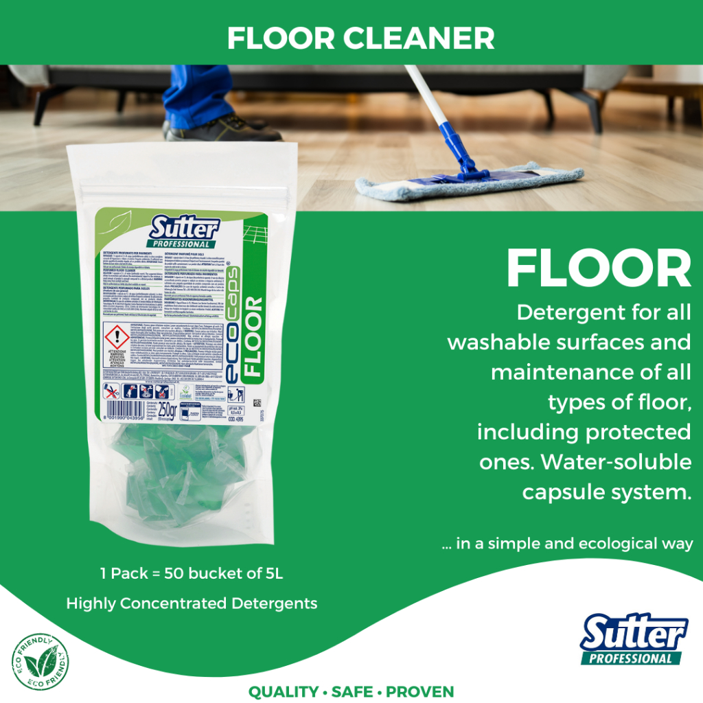 FLOOR - Scented Floor Detergent Cleaner (50 capsule = 50 bucket ...